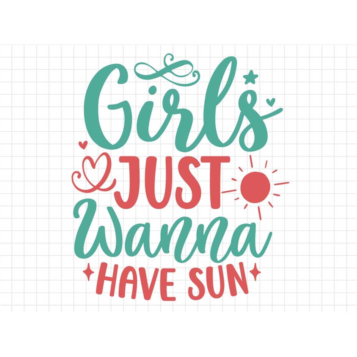 Girls Just Wanna Have Sun SVG, Beach svg, Summer svg, Summer - Inspire ...