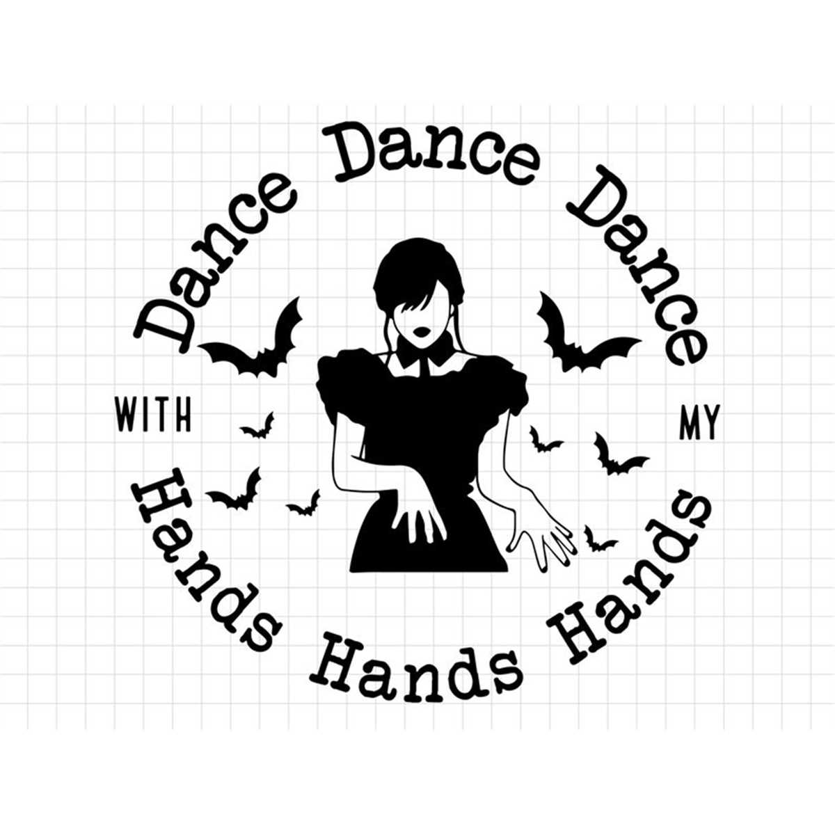 Wednesday Dance SVG, Dancing Queen Png, Dance With My Hands - Inspire ...