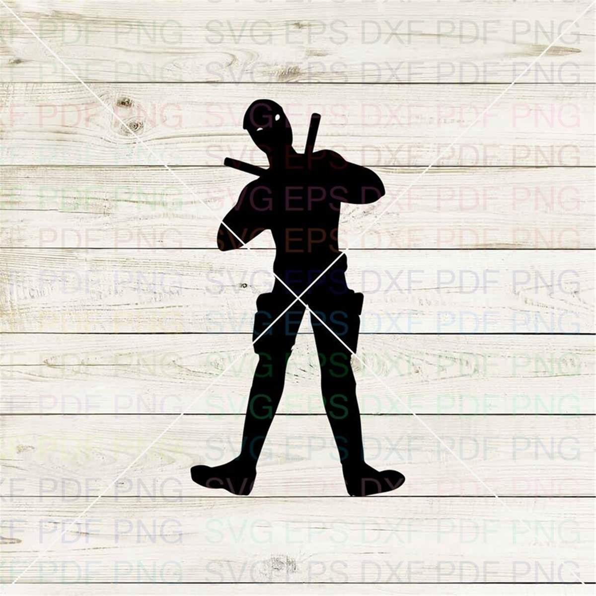 Deadpool 049 Svg Dxf Eps Pdf Png, Cricut, Cutting file, Vect | Inspire ...