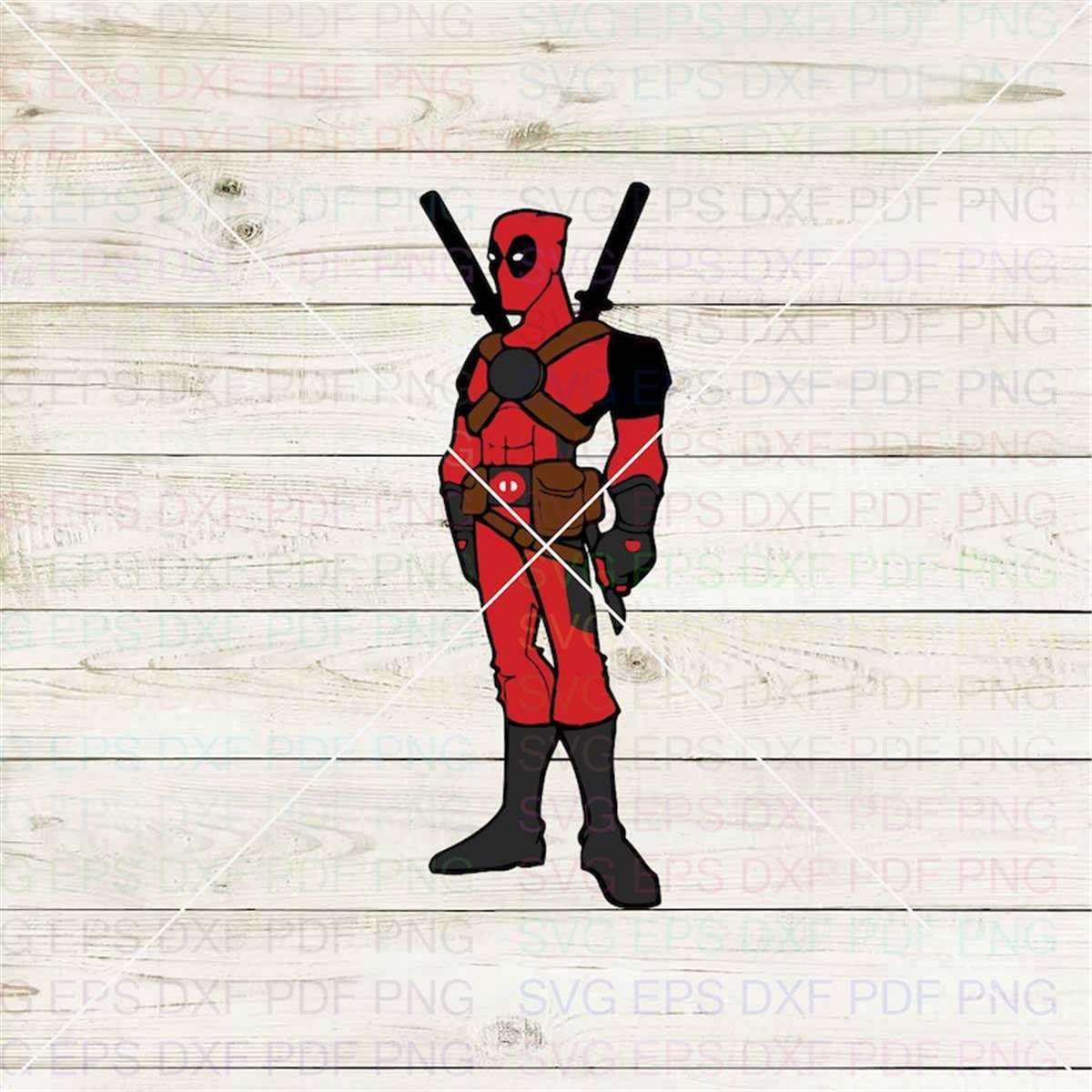 Deadpool 039 Svg Dxf Eps Pdf Png, Cricut, Cutting file, Vect | Inspire ...