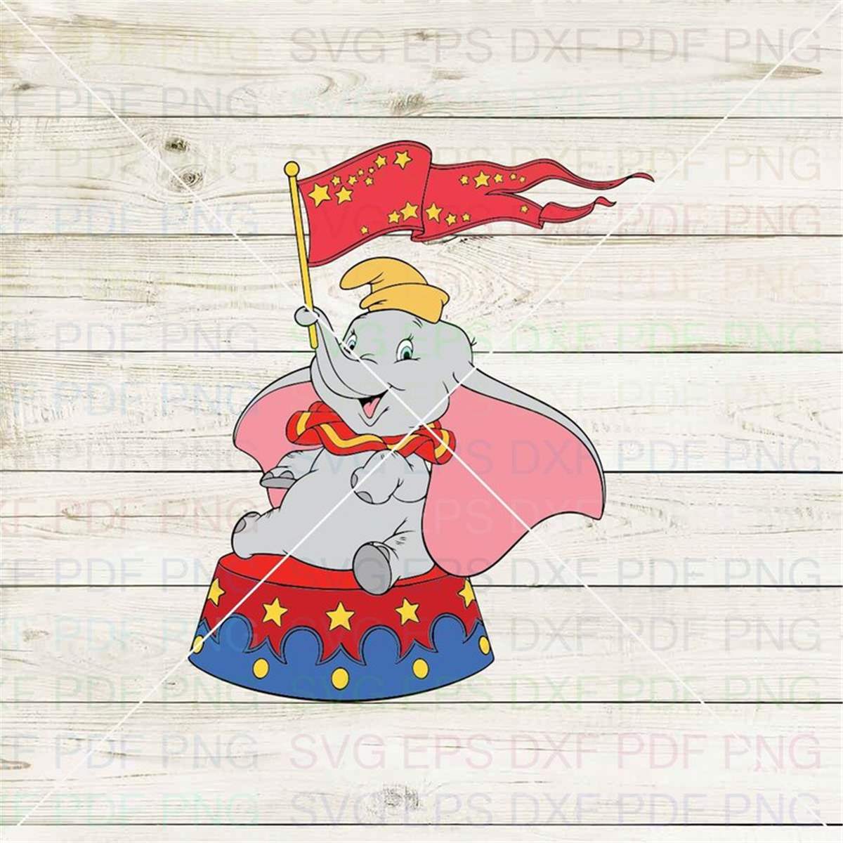 Dumbo 035 Svg Dxf Eps Pdf Png, Cricut, Cutting file, Vector, | Inspire ...