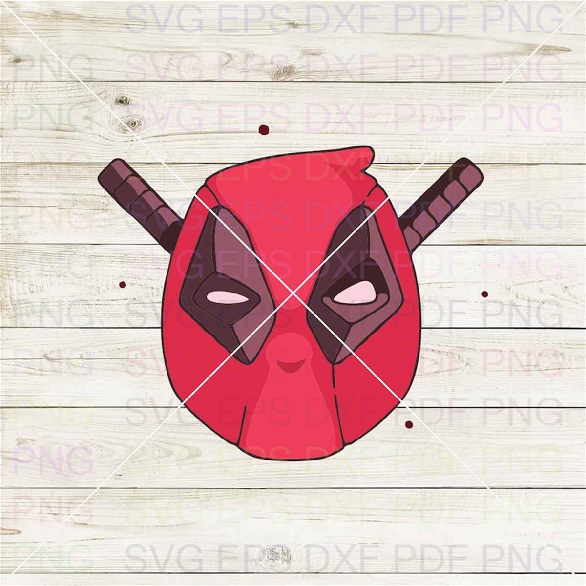 Deadpool 030 Svg Dxf Eps Pdf Png, Cricut, Cutting file, Vect | Inspire ...