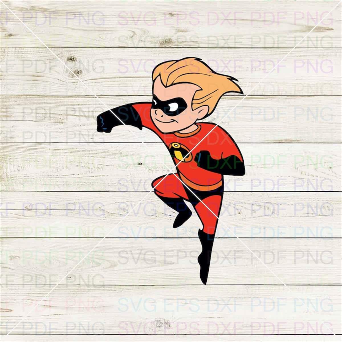 Dash The Incredibles 001 Svg Dxf Eps Pdf Png, Cricut, Cuttin | Inspire ...