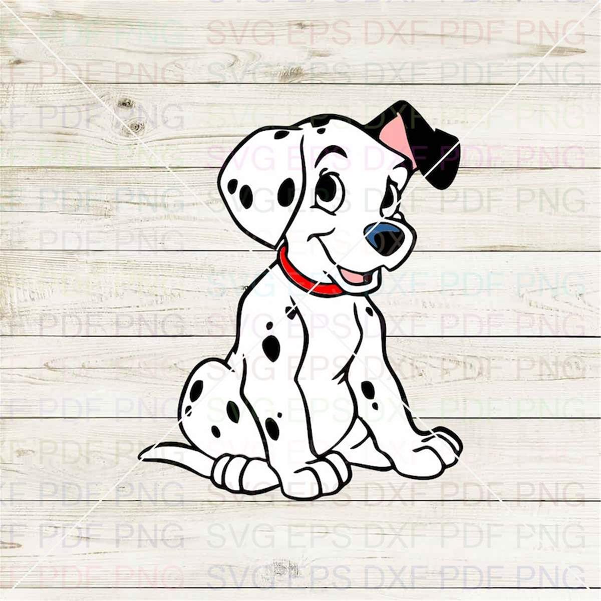 Cute Puppy Puppies 101 Dalmatians 018 Svg Dxf Eps Pdf Png, C | Inspire Uplift