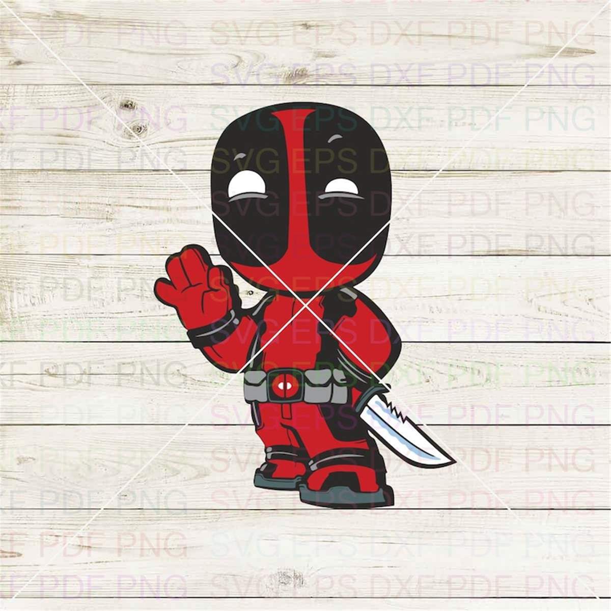 Baby Deadpool 019 Svg Dxf Eps Pdf Png, Cricut, Cutting file, | Inspire ...