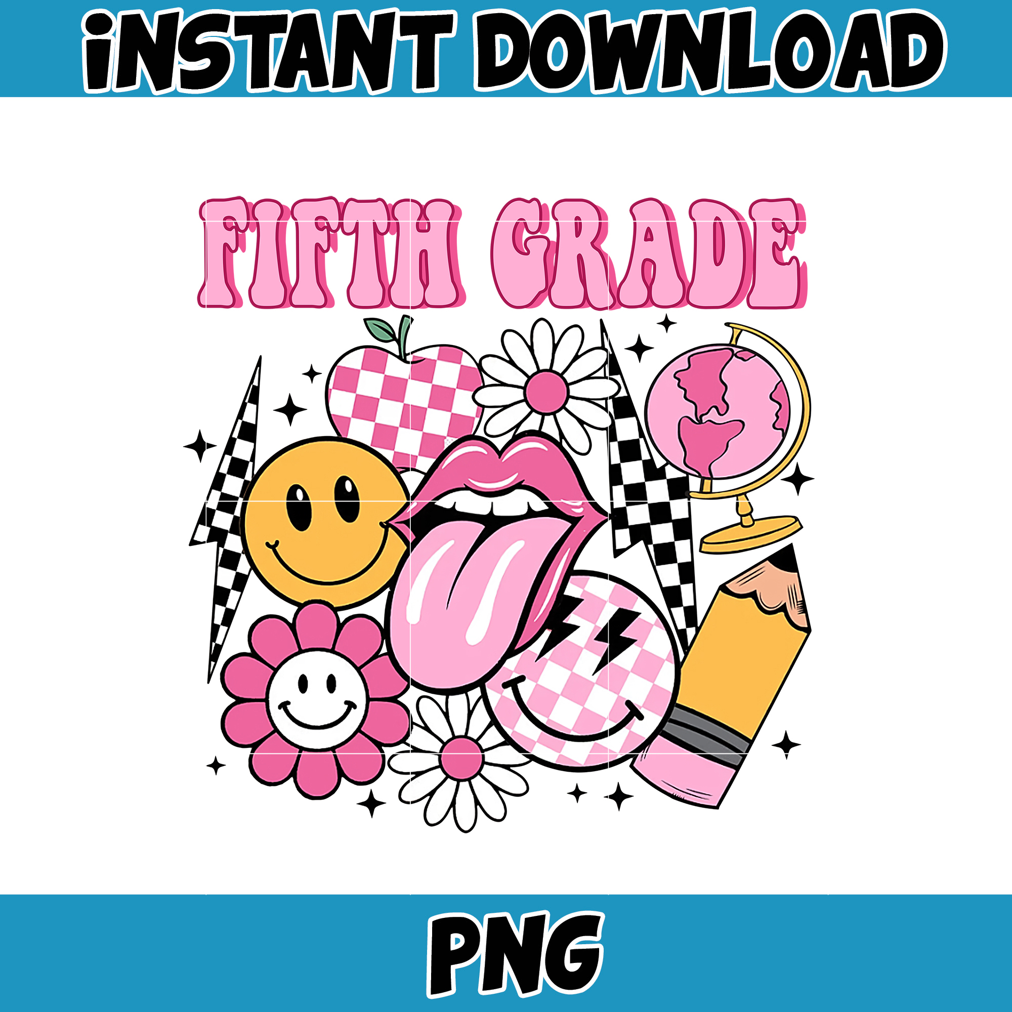 Back to School Png, Kindergarten, Pre K PNG, First Day Of Sc | Inspire ...