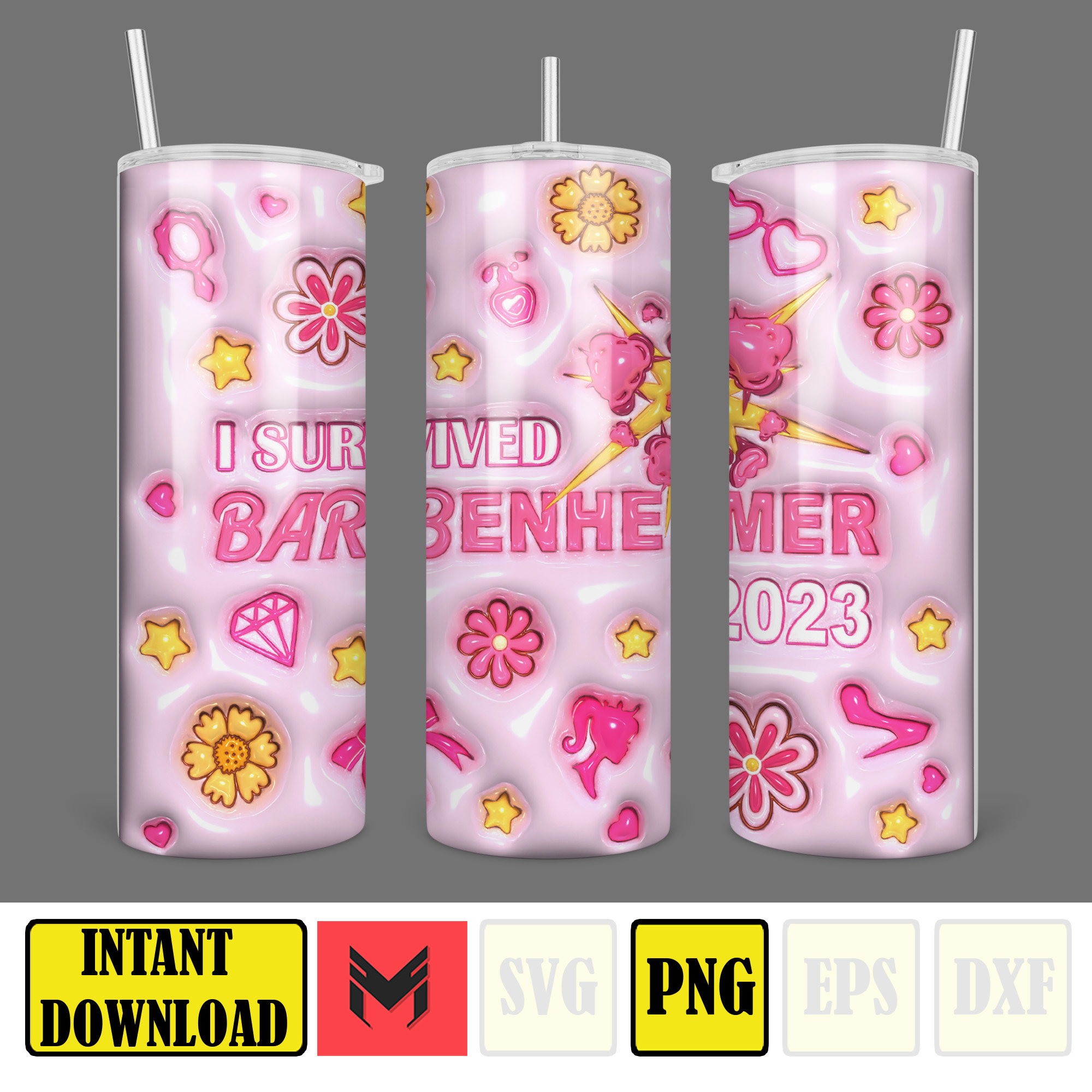 Come On Barbie Let's Go Party Inflated Tumbler Wrap PNG, Bar | Inspire ...