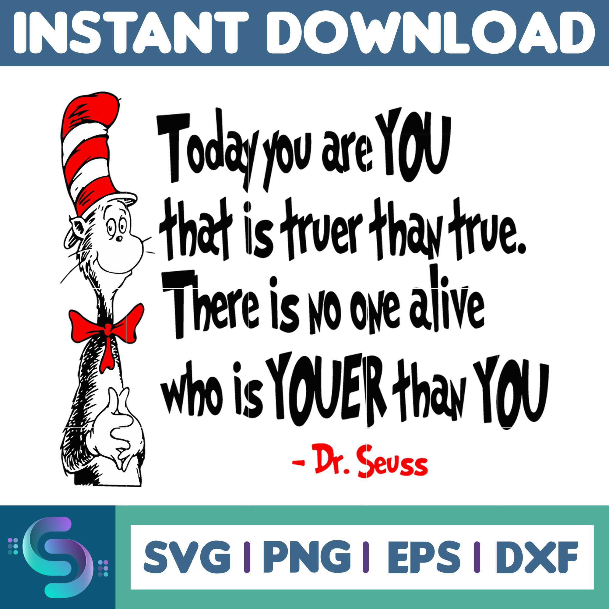 Dr.Suess Svg, Dxf, Png, Dr.Suess book Png, Dr. Suess Png, Su | Inspire ...
