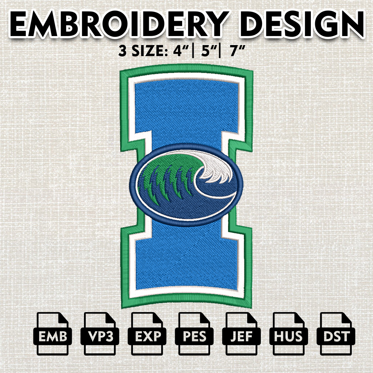 NCAA Logo Embroidery Designs,Texas A&M Corpus Christi Island | Inspire ...