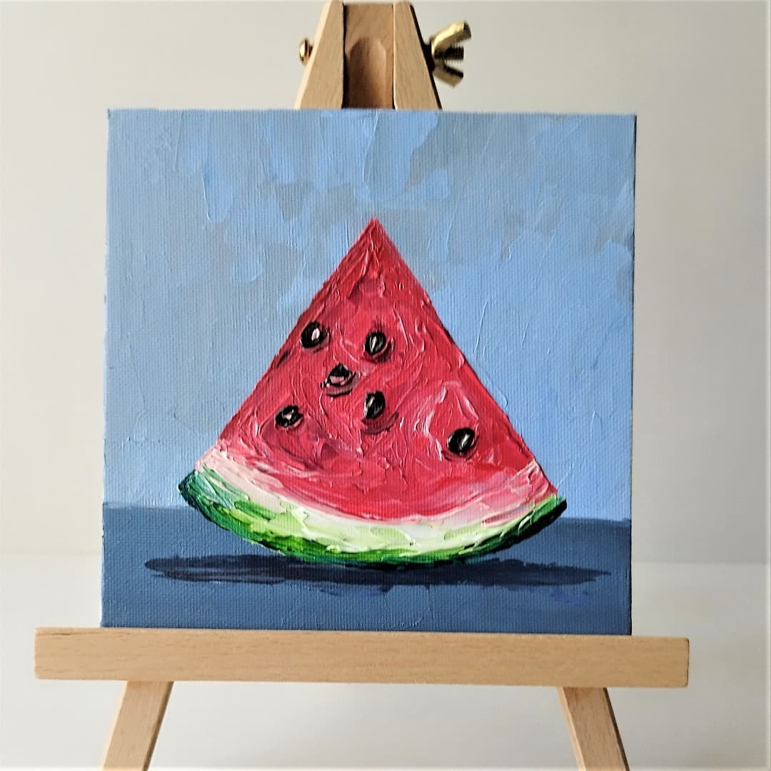 Acrylic Textured Watermelon Painting for Your Kitchen Wall D | Inspire ...
