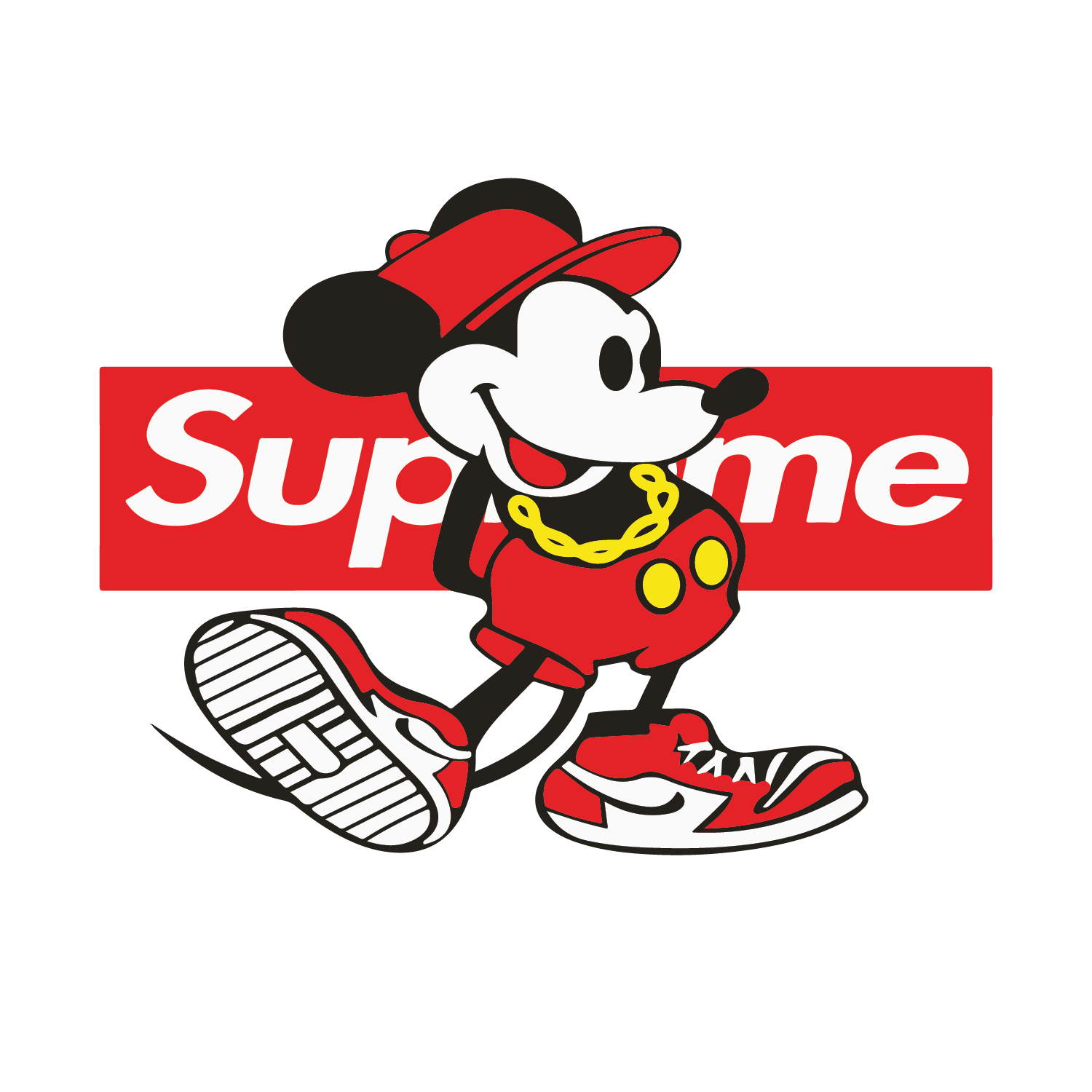 Supreme Mickey Svg, Fashion Brand Svg, Supreme Logo SvgBrand | Inspire ...