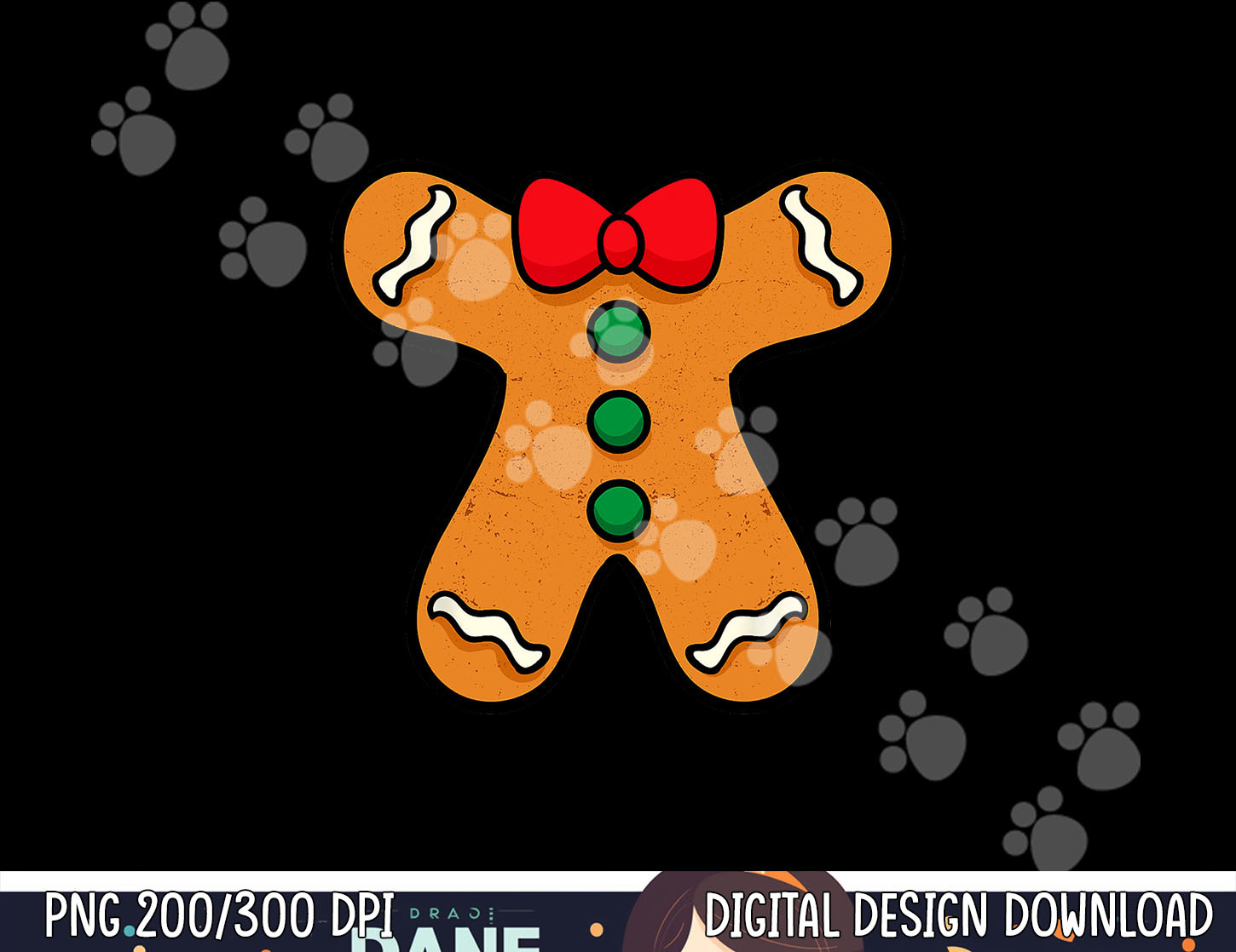 Gingerbread Man Body Costume for Halloween or Christmas png, | Inspire ...