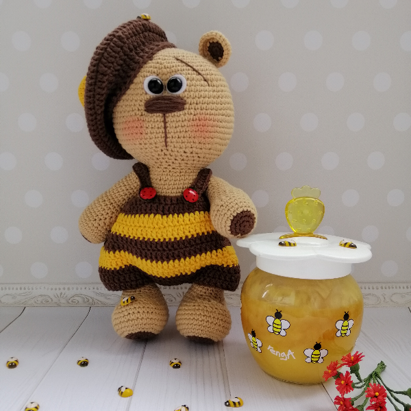 Crochet bear, Cuddle me bear, Amigurumi bear, Crochet animal | Inspire ...