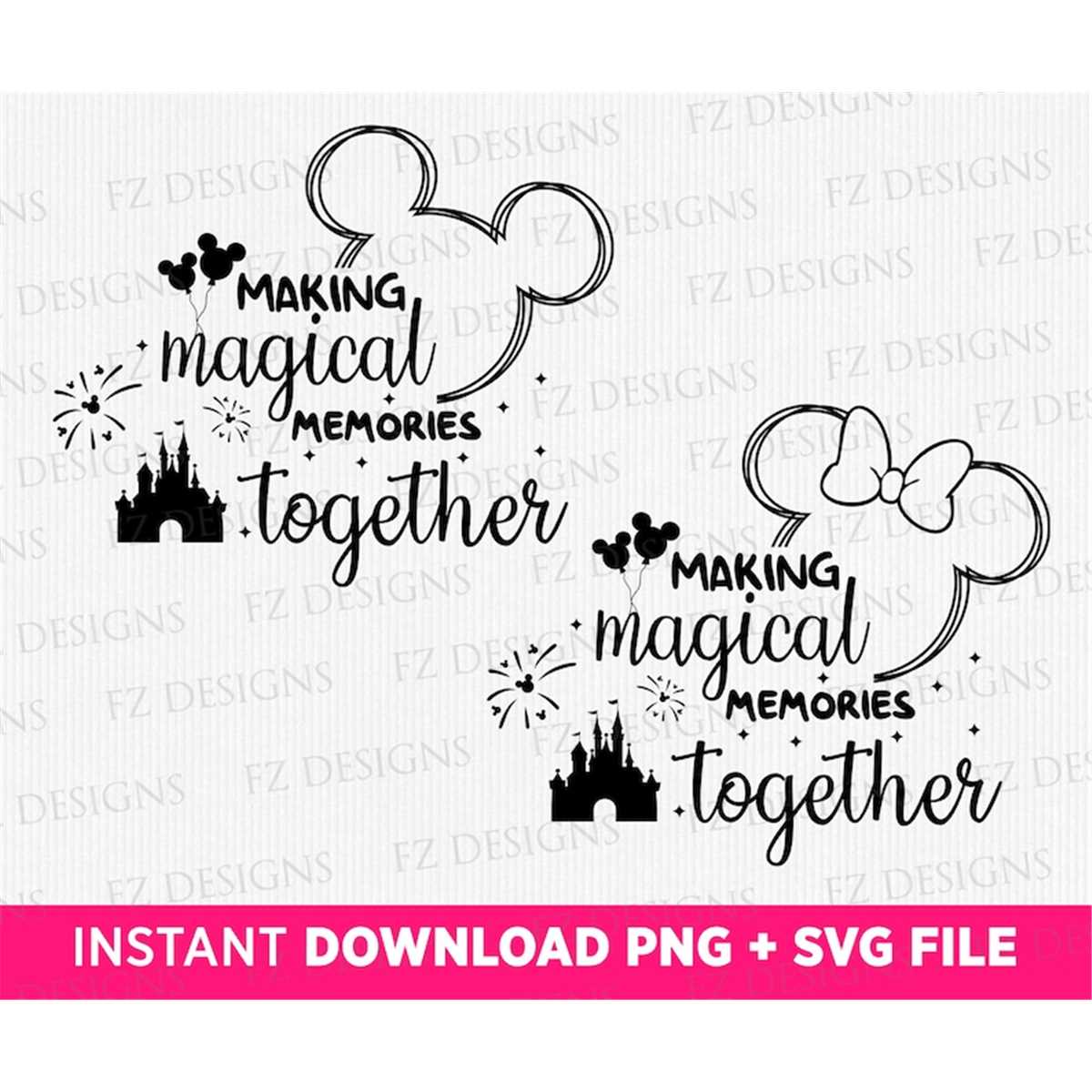 Making Magical Memories Together Svg, Family Vacation Bundle | Inspire ...