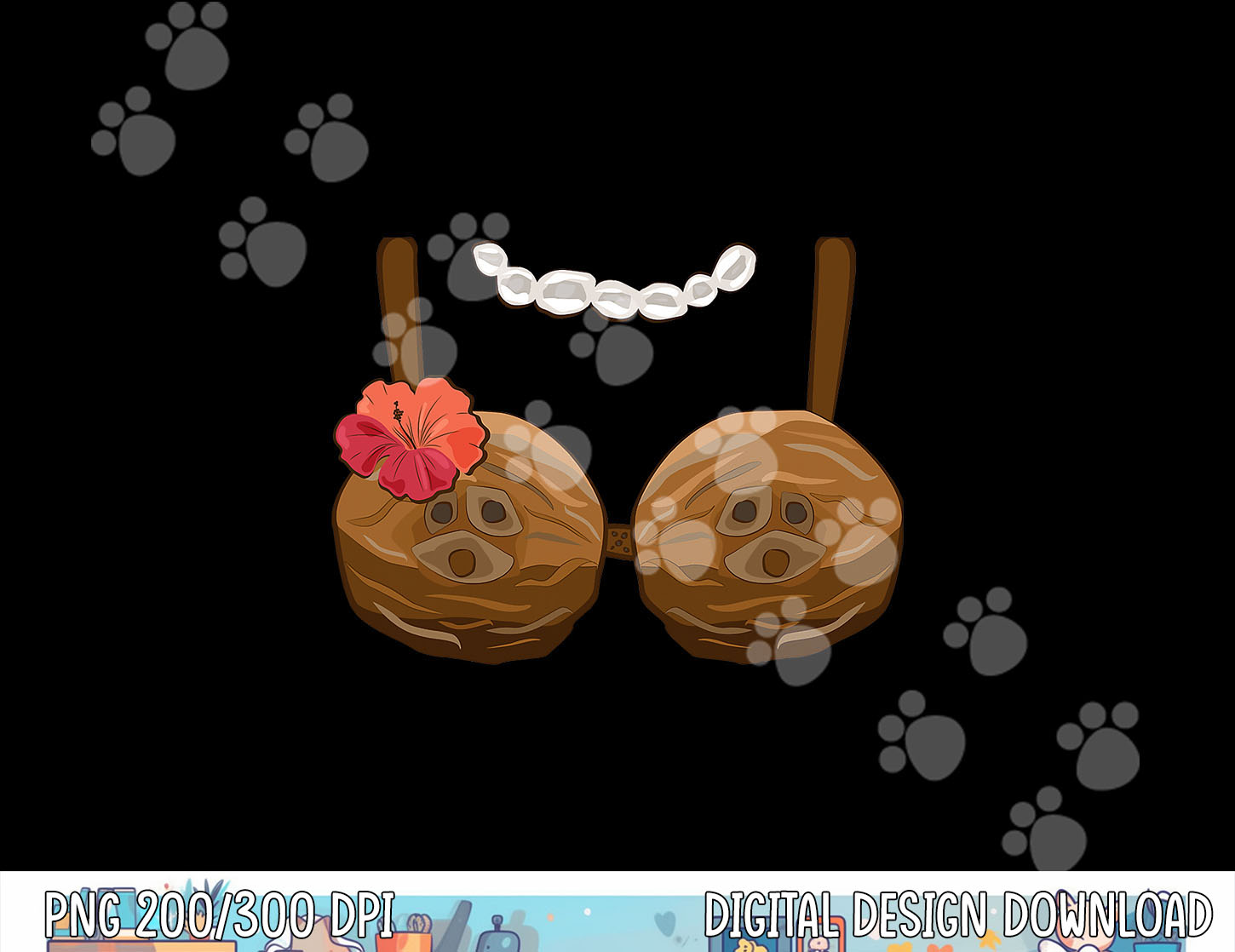 Halloween Coconut Bra Costume Coconut Halloween png,sublimat - Inspire ...