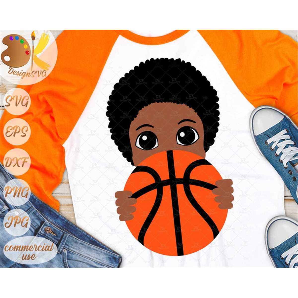Basketball SVG | Black Boy SVG | Peek a Boo Svg | Basketball - Inspire ...