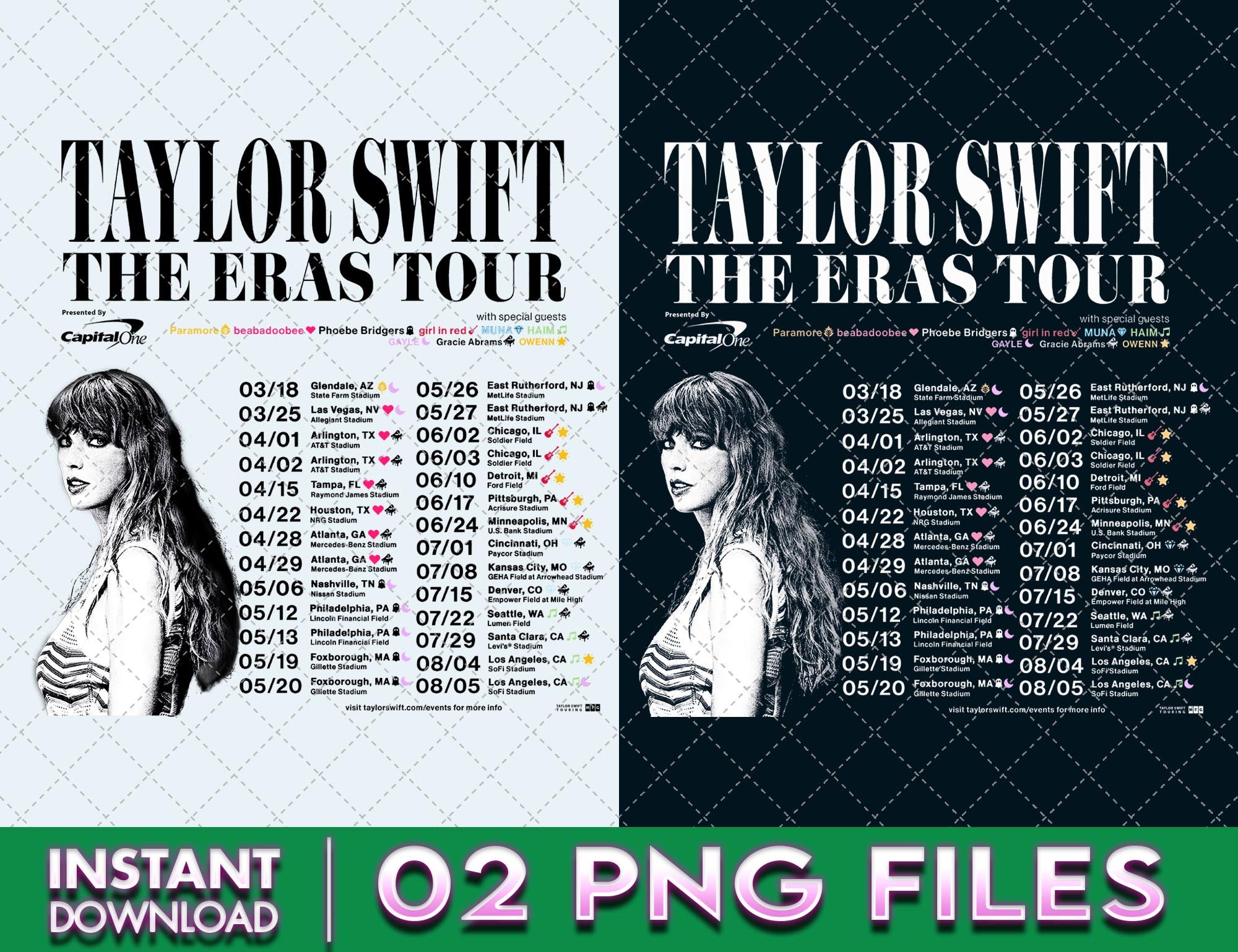 The Eras Tour Setlist PNG Files, Taylors Version PNG, Swifti | Inspire ...