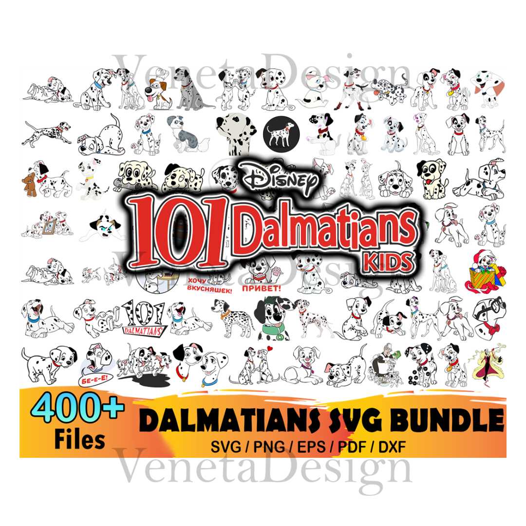 400 101 Dalmatians Svg Bundle, Disney Svg, Dalmatians Svg | Inspire Uplift