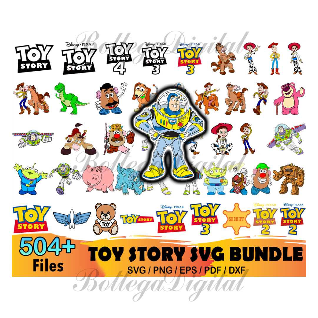 504 Files Toy Story Bundle Svg, Disney Svg, Buzz Lightyear S | Inspire ...