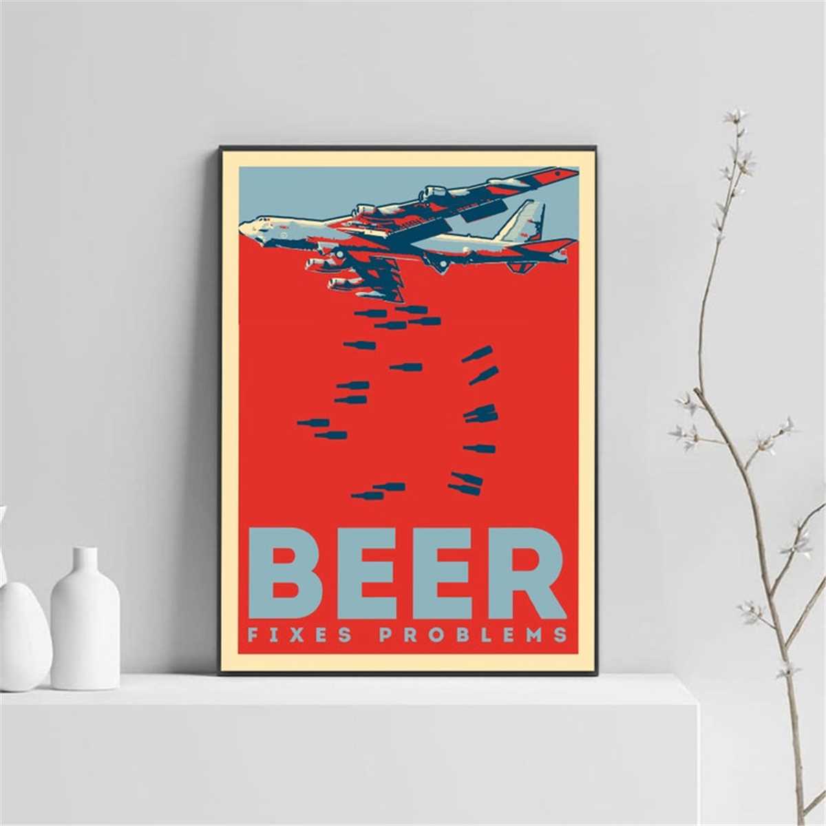 Beer Poster Wall Decor Art Print B52 Bomber | Inspire Uplift
