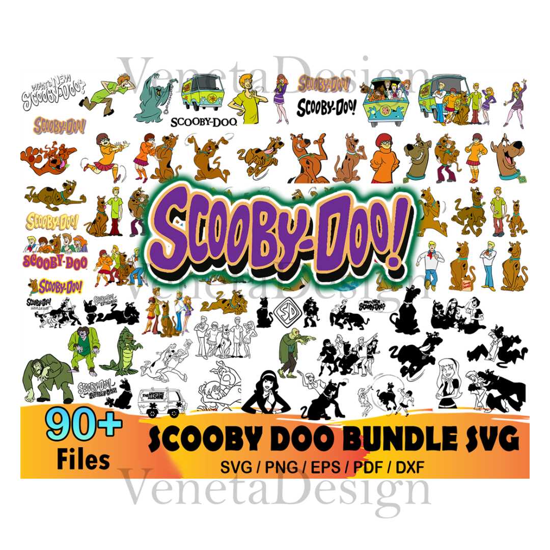 90 Scooby Doo Bundle Svg, Cartoon Svg, Scooby Doo Svg | Inspire Uplift