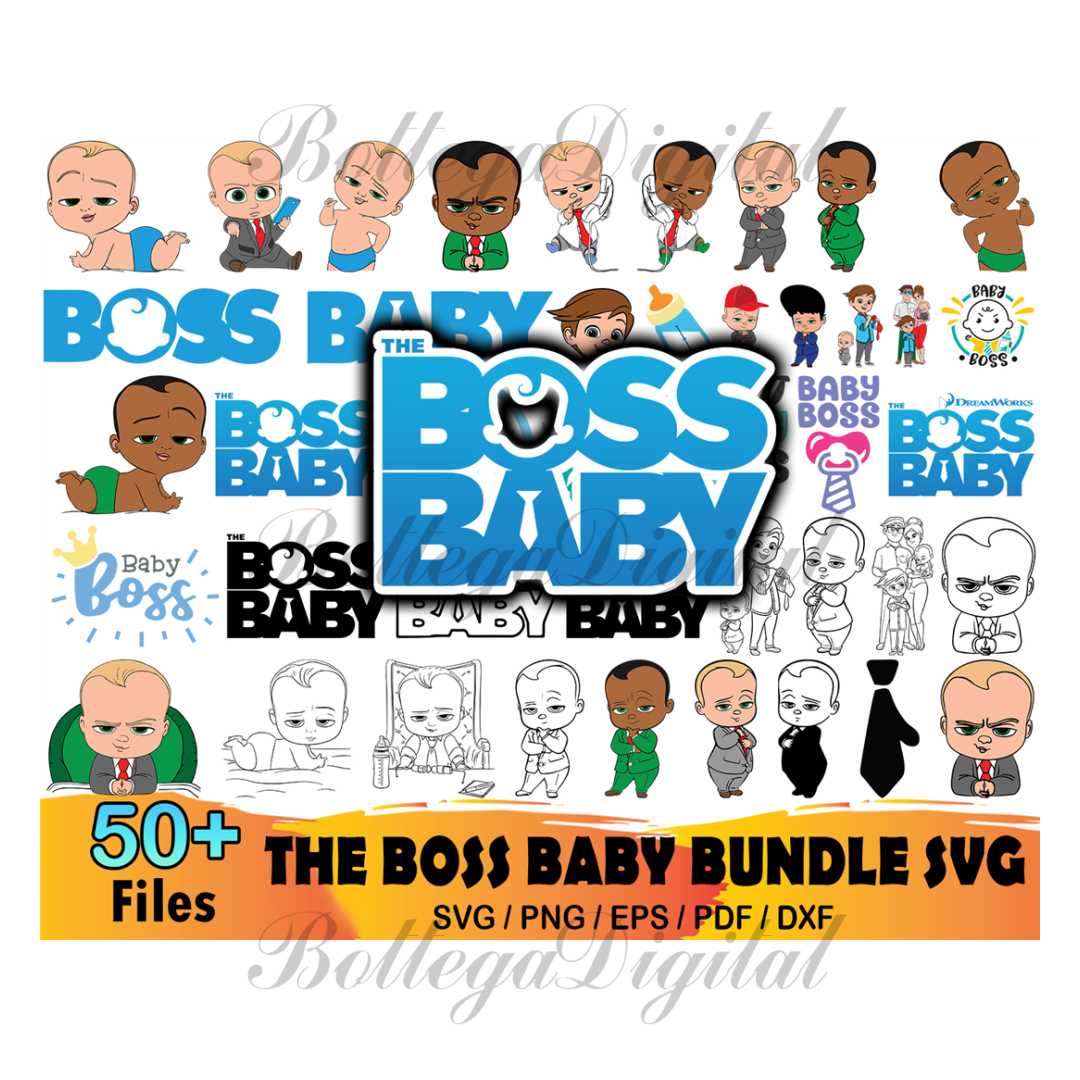 50 The Boss Baby Bundle Svg, Boss Baby Svg, Boss Baby Vector - Inspire ...