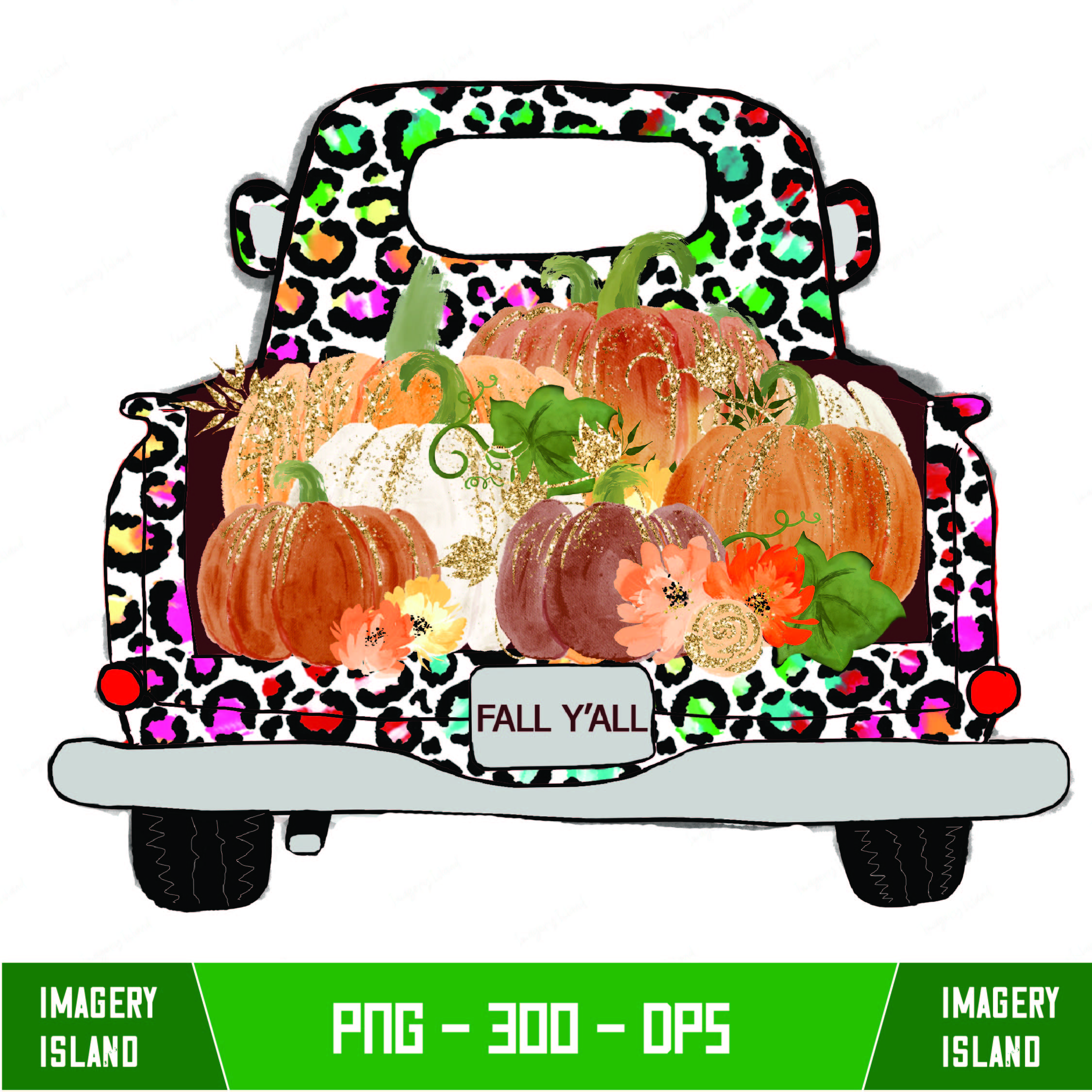 Happy Fall Y' All Png - Fall Pumpkin Truck Png - Truck Plaid - Inspire ...