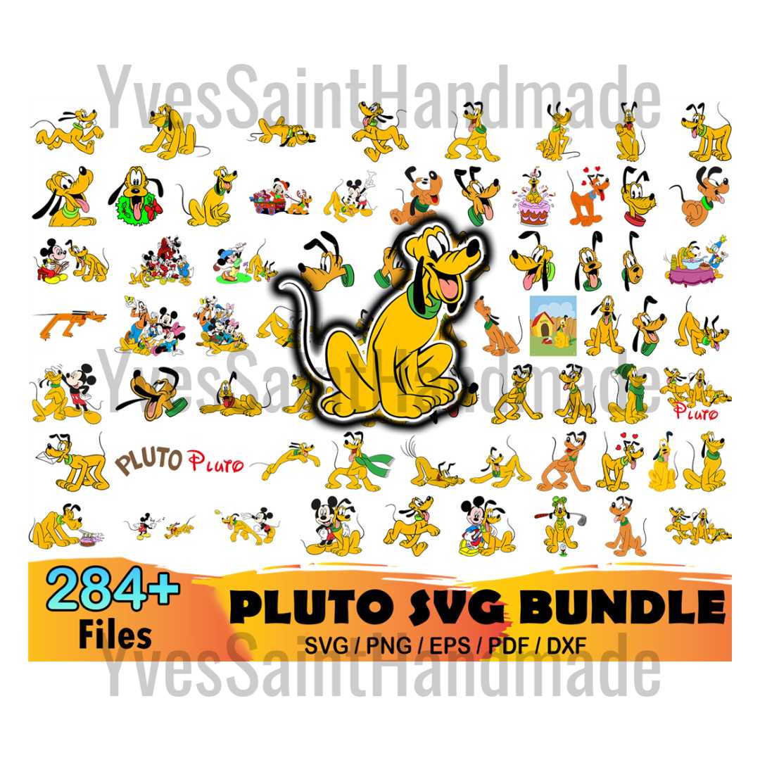 284 Pluto Svg Bundle, Disney Svg, Mickey Svg, Pluto Disney S - Inspire ...