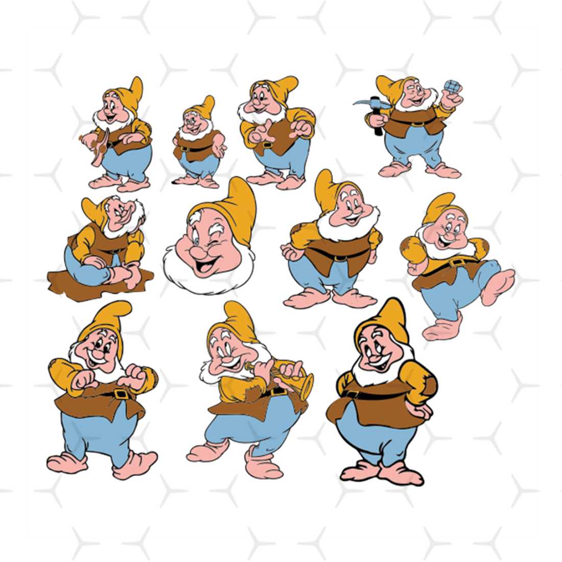 Dwarfs Bundle Svg, Disney Svg, Seven Dwarfs Svg, Snow White | Inspire ...