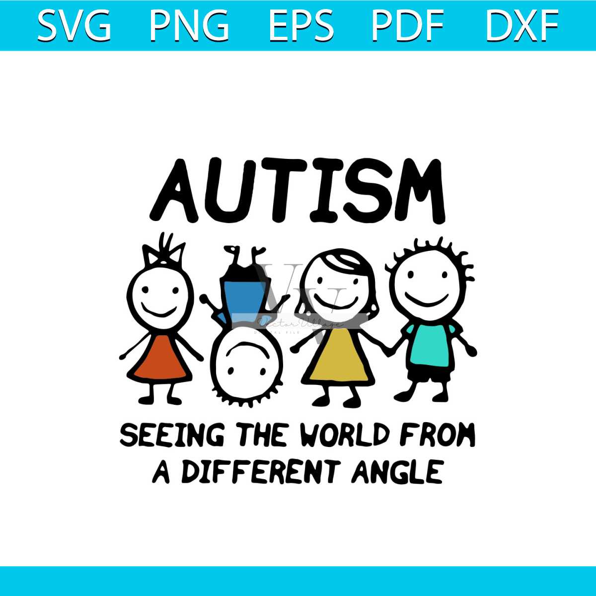 Autism Seeing The World From A Different Angle 2020 SVG, Awa | Inspire ...