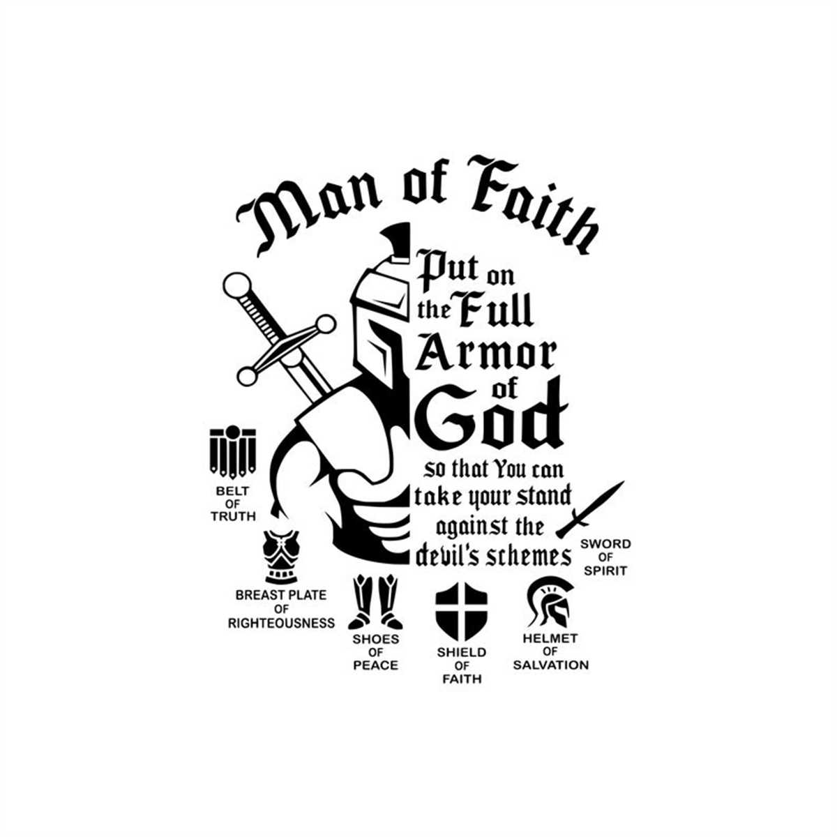 Full Armor Of God Tattoo