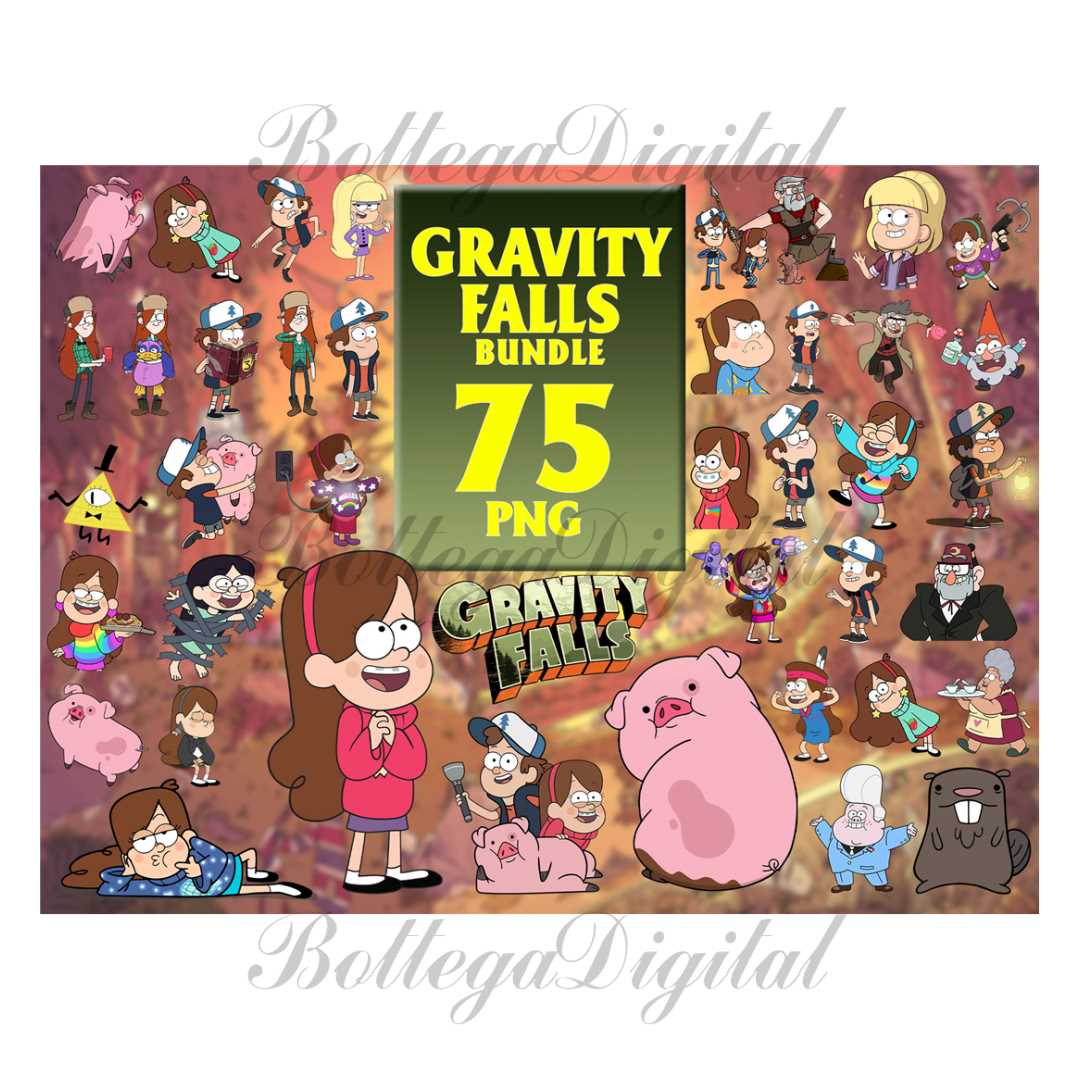 70 Files Gravity Falls Bundle Png, Cartoon Png, Gravity Fall | Inspire ...