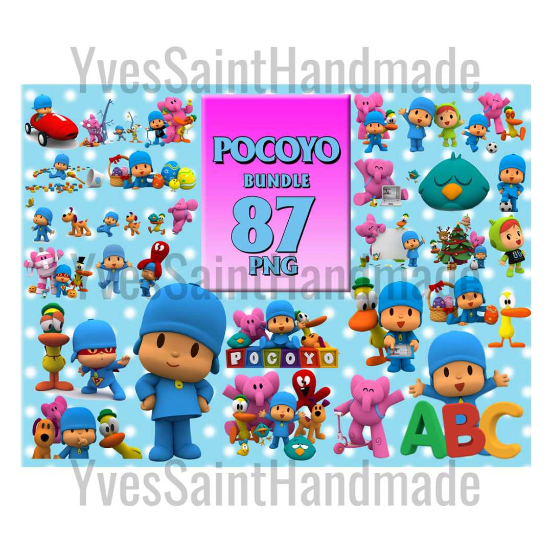 87 Files Pocoyo Bundle Png, Cartoon Png, Pocoyo Png, Pocoyo - Inspire ...