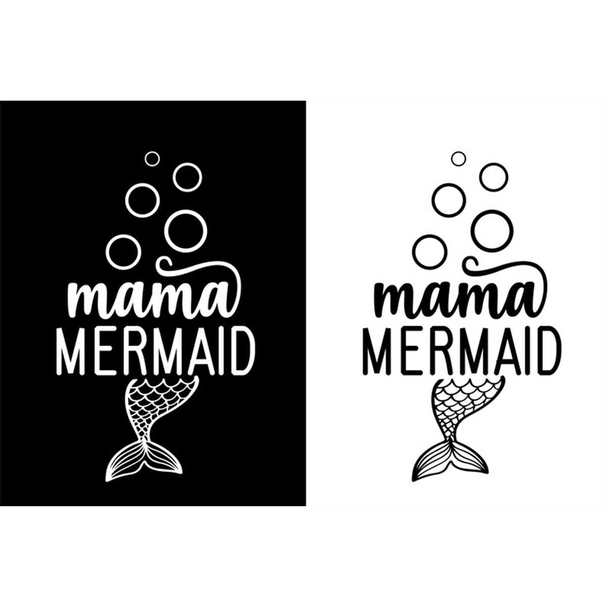 Queen of the Mermaids: The Mermaid Mama Layered Cut File SVG | Inspire ...