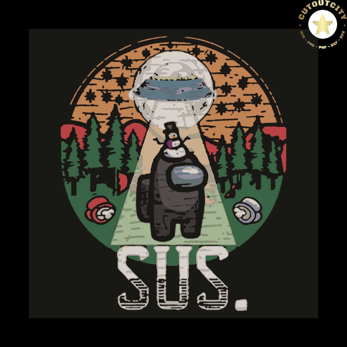 SUS Svg, Christmas Svg, Among Us Svg, Importor Svg, Ufo Svg, | Inspire ...