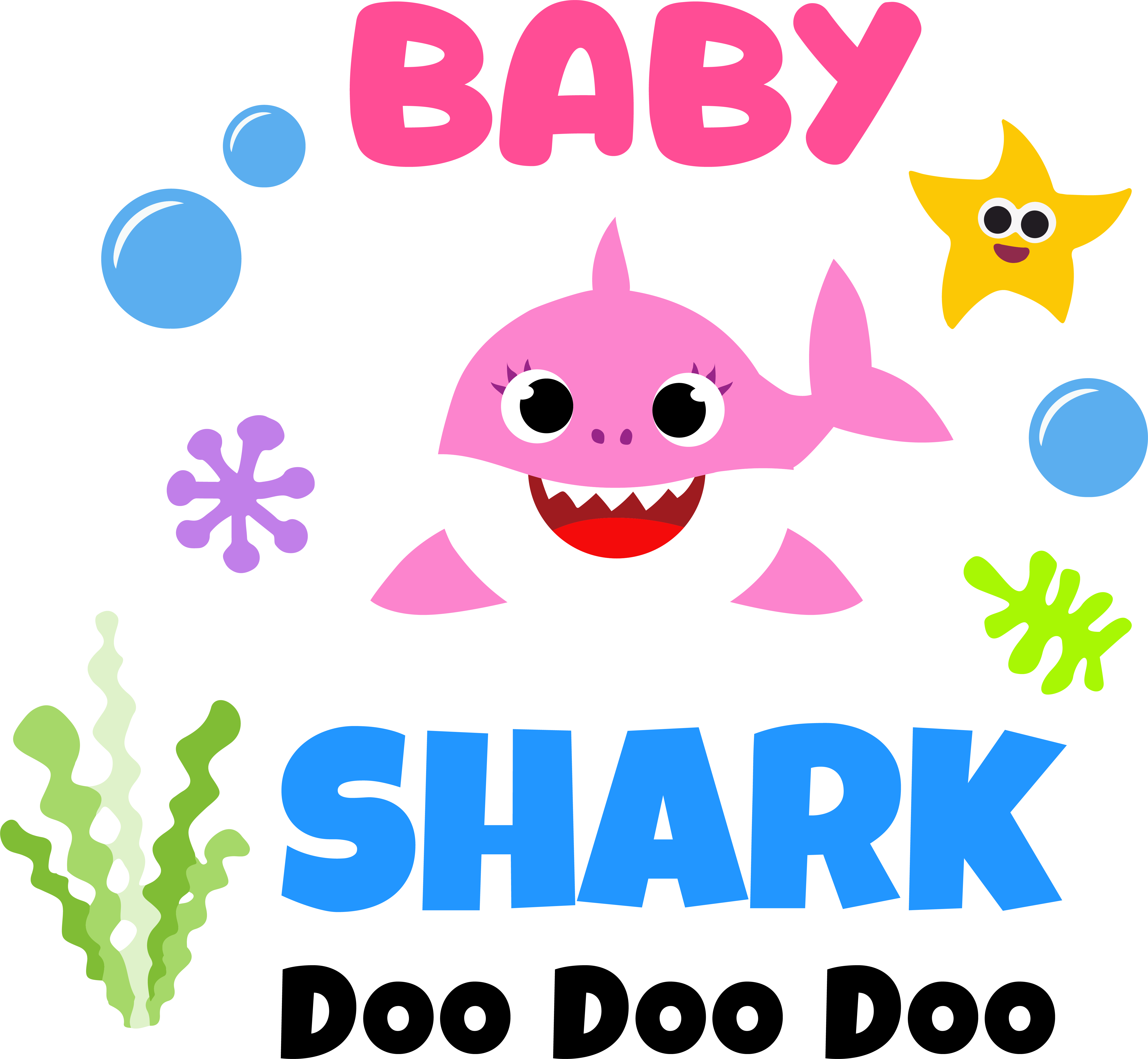 Baby shark pink Svg, Shark Svg, Shark Clipart, Shark Silhoue - Inspire ...