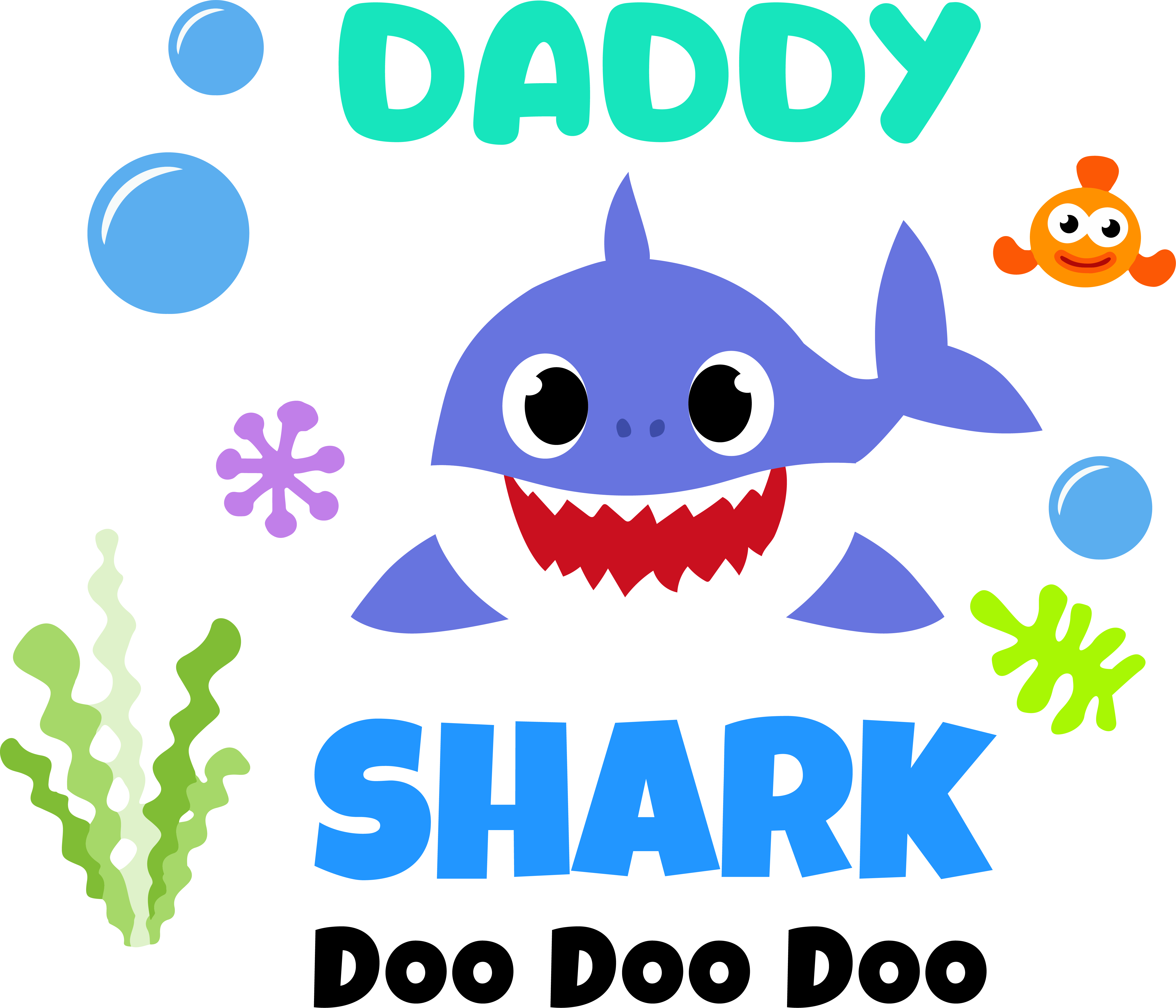 Daddy Shark Svg, Shark Svg, Shark Clipart, Shark Silhouette, | Inspire ...