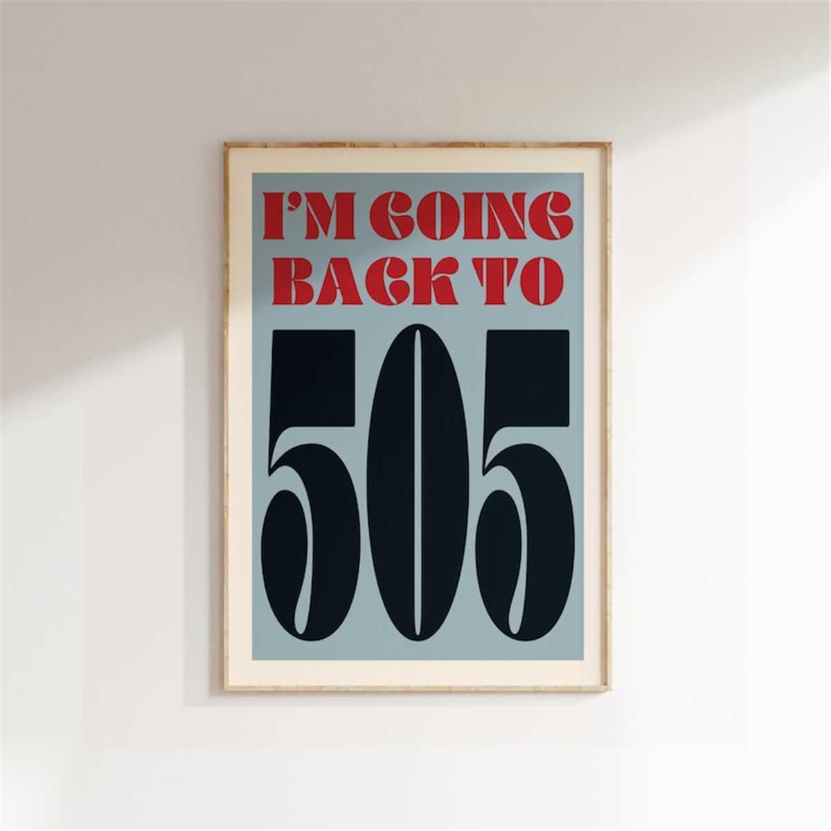 Inspired Music Prints, I'm going back to 505, Gig Print, Ind | Inspire ...