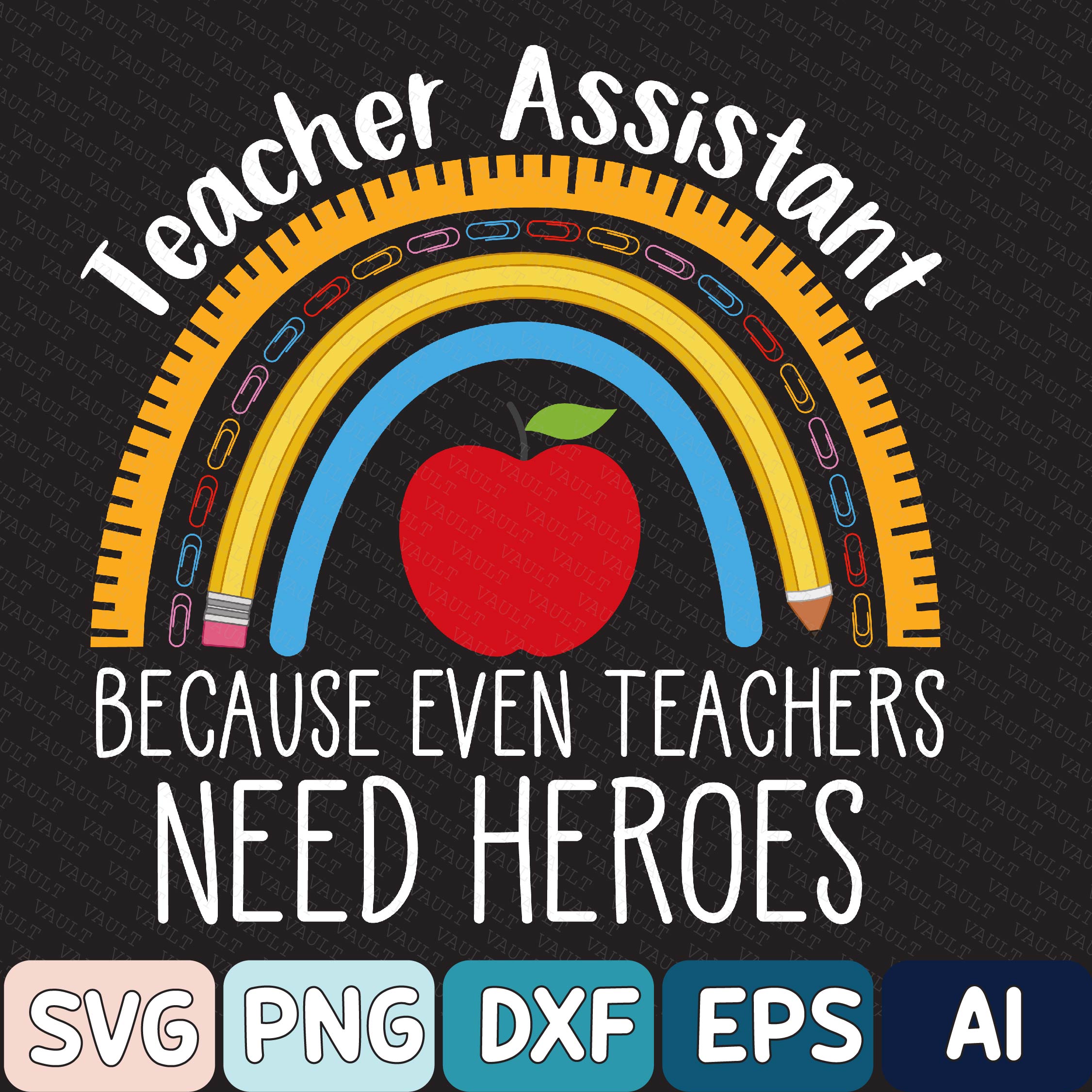 Teacher Aide Svg, Teacher Assistant Svg, Teacher Gift, Teach | Inspire ...