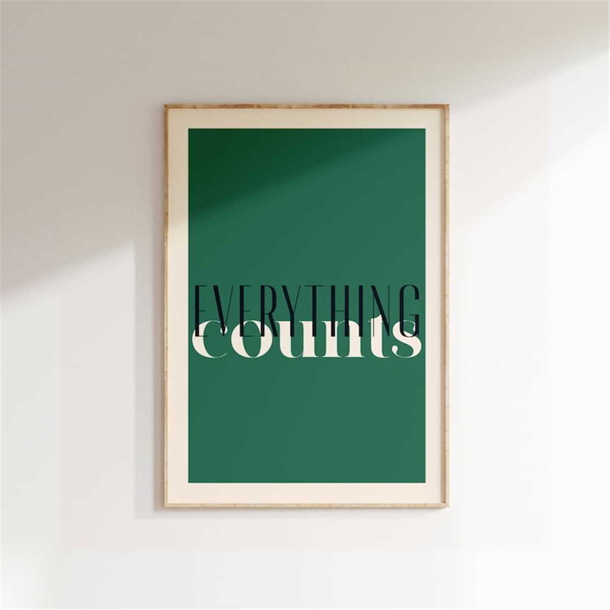 Inspired Music Print, Everything Counts Print, Music Print, | Inspire ...