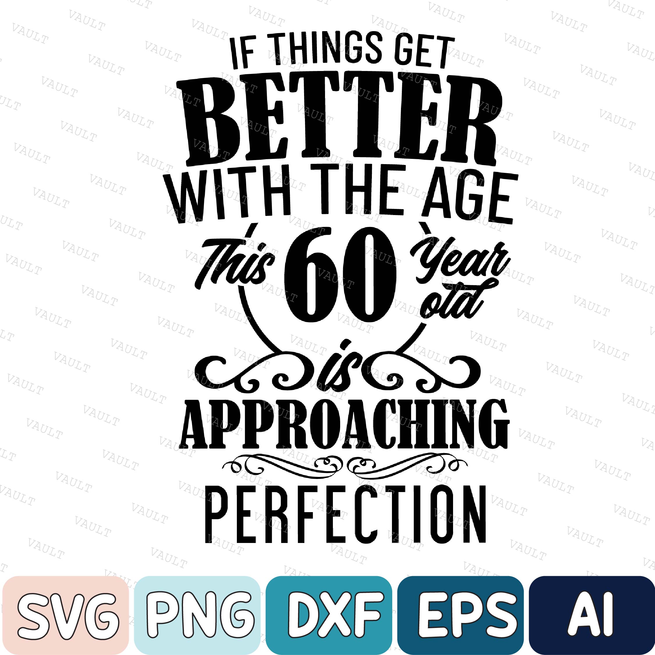 60th Birthday Svg, Birthday Svg, 60th Birthday Shirt, 60th S - Inspire ...