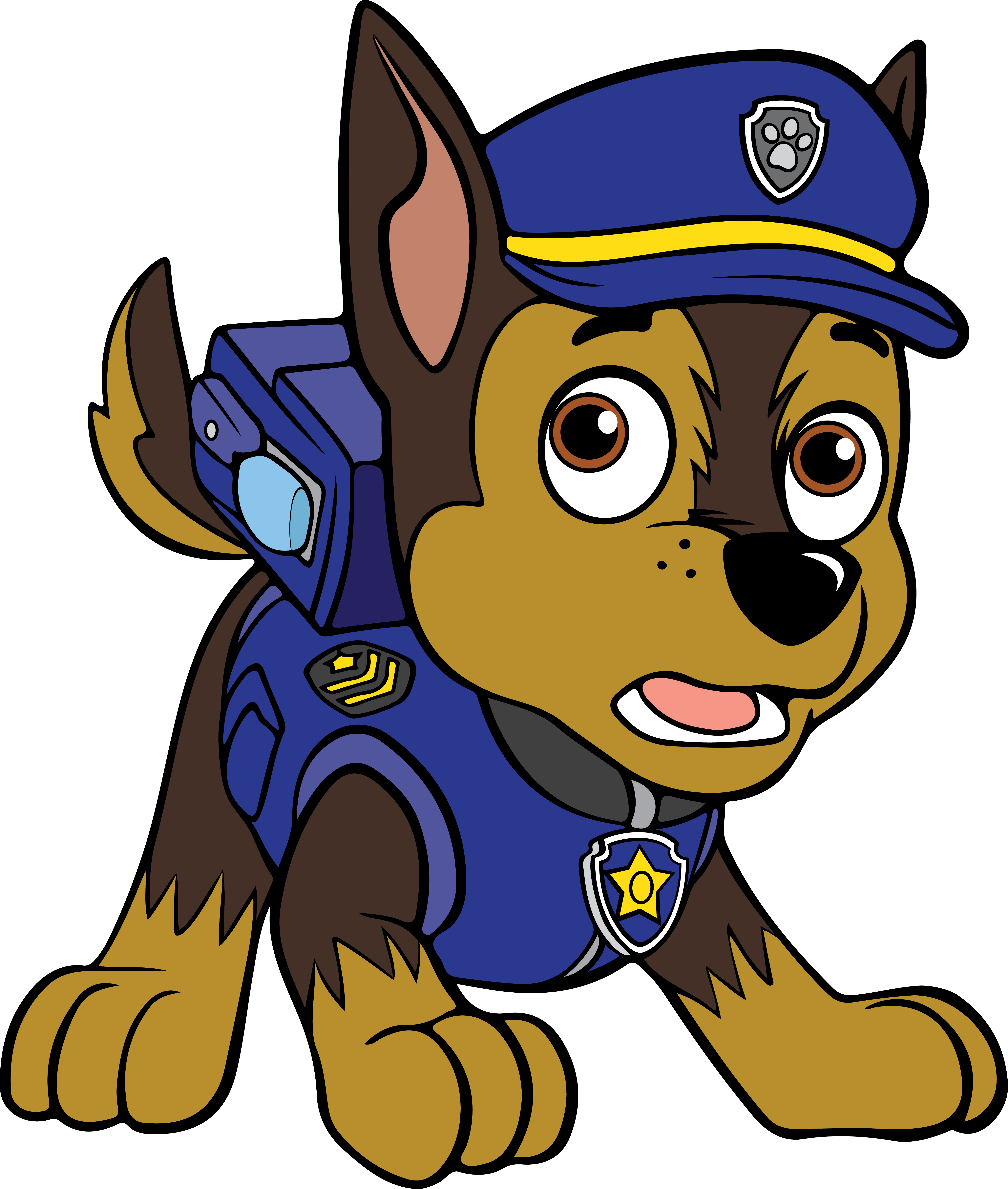 Paw patrol Svg, Cartoon Svg, Chase Svg, Chase Layered Svg, D | Inspire Uplift