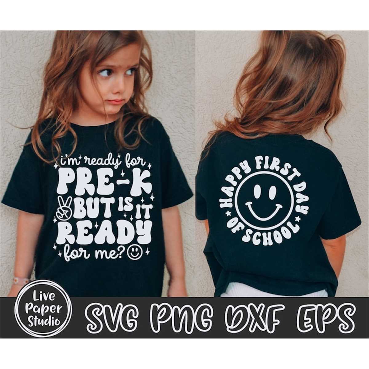 Retro Pre k Svg, I'm Ready for Pre-K But is it Ready for Me - Inspire ...