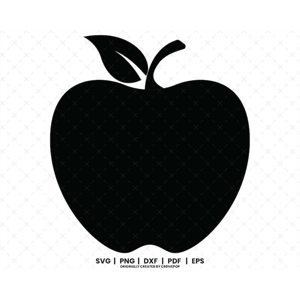 Apple SVG, Apple Clipart, Apple png, Fruit svg, Teacher Gift | Inspire ...