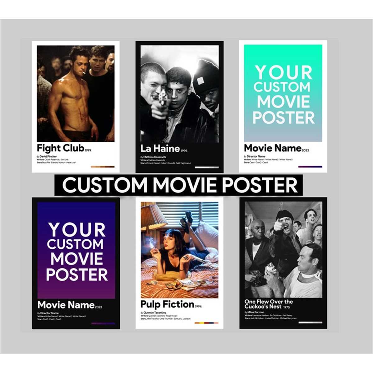 Request Your Own Movie Choice / Custom Movie Poster / Minima | Inspire ...