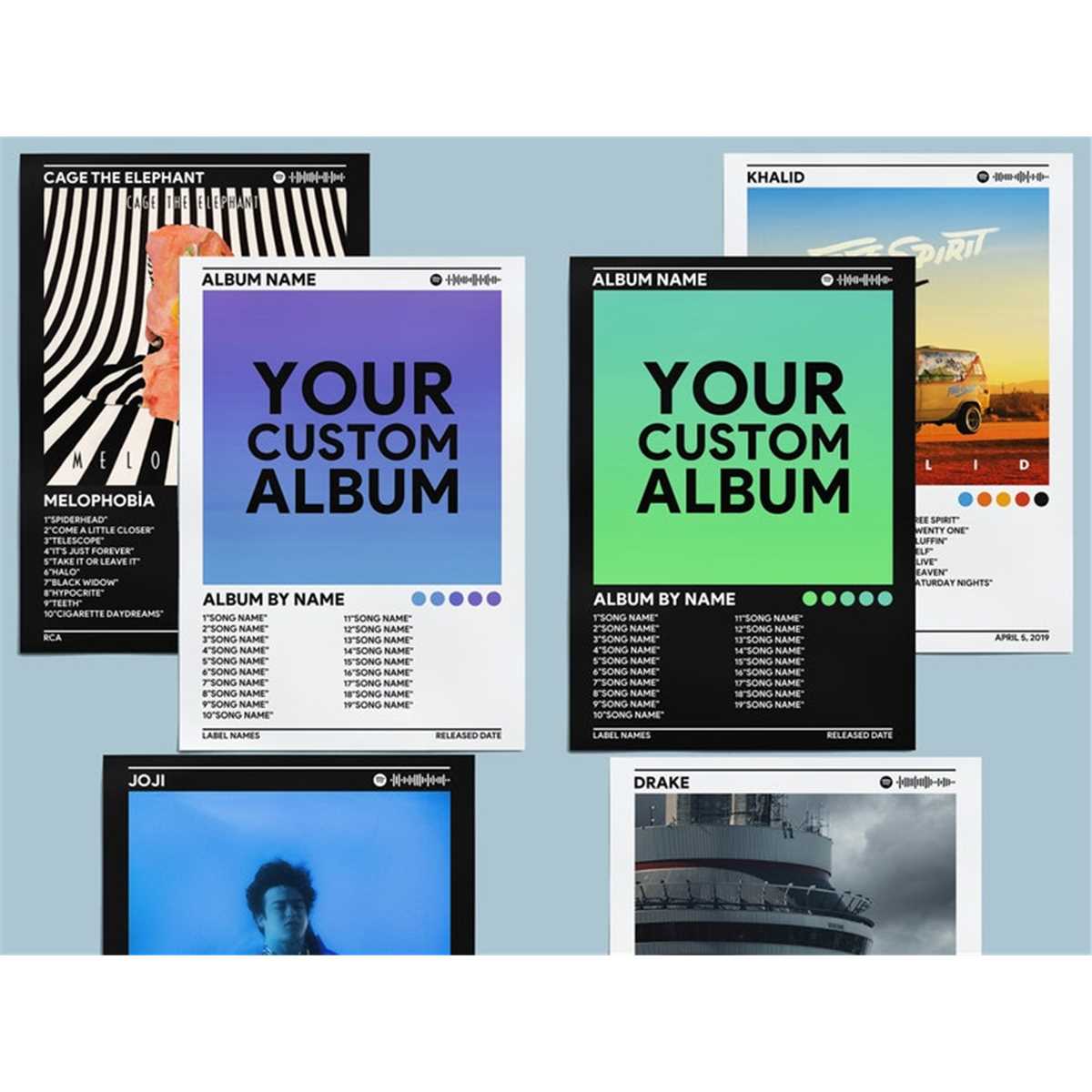 Custom Music Album Poster Print / Request Your Own Album Cho | Inspire ...