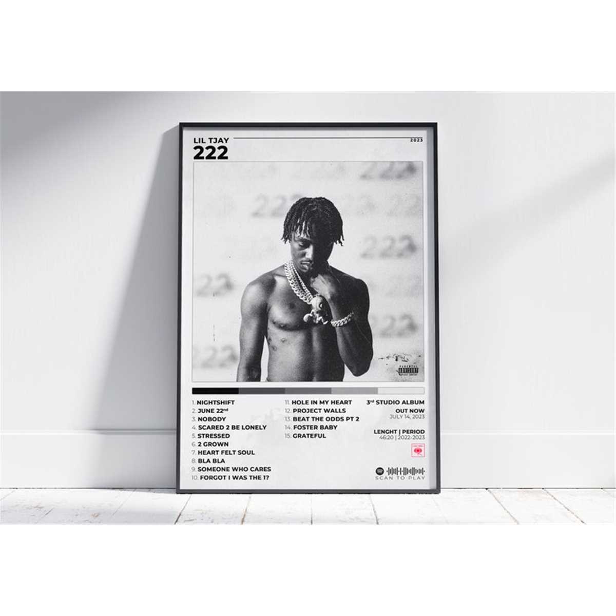 Poster Album 222 Lil Tjay | Poster Cover Album 222 Lil Tjay | Inspire ...
