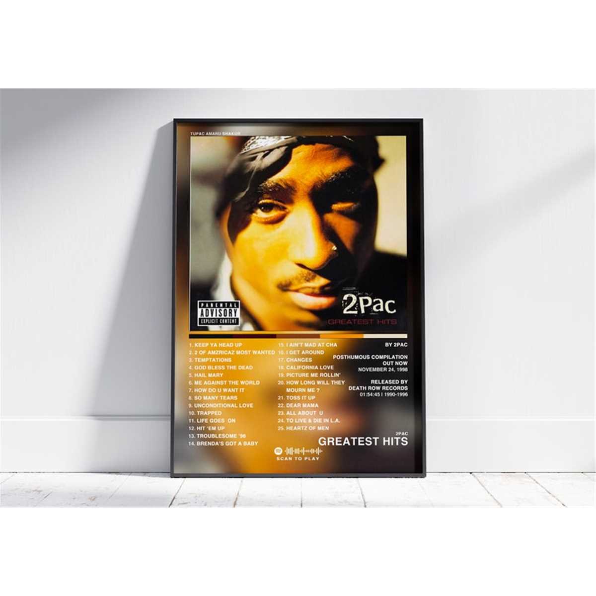2Pac Album Poster | Poster Cover Album Greatest Hits 2Pac | | Inspire ...