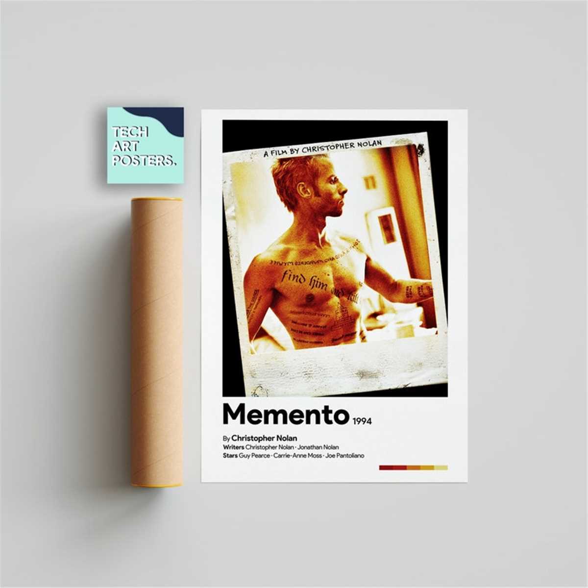 Memento Movie Poster | Minimalist Movie Poster Print, Poster | Inspire ...