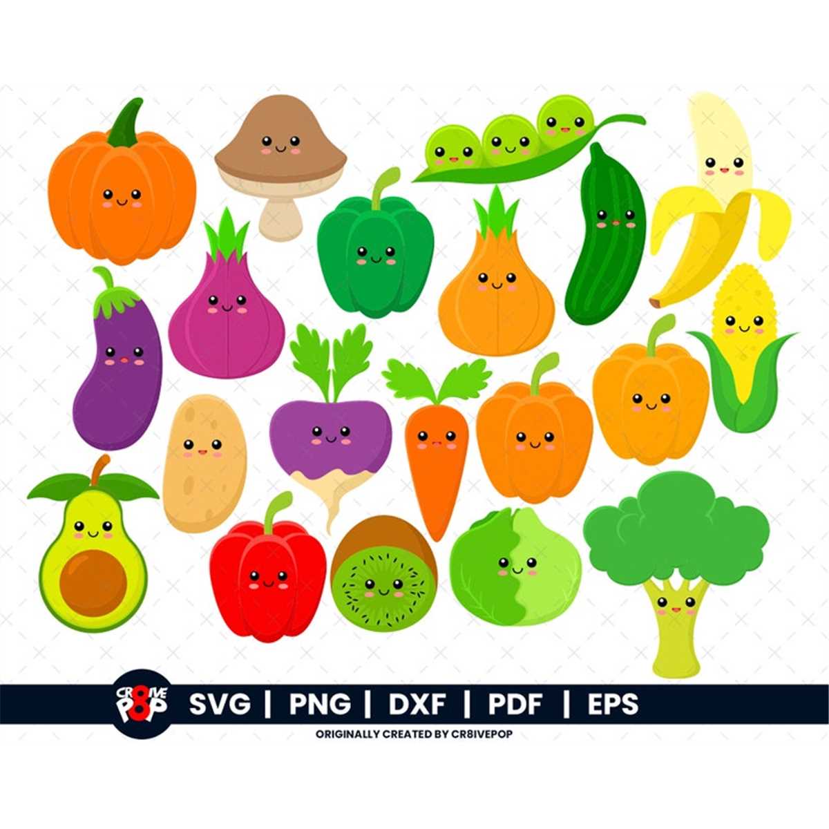 Vegetables SVG, Garden svg, Farm svg, Mushroom svg, Gardenin | Inspire ...